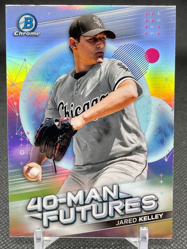2021 Bowman Chrome Jared Kelley 40-Man Futures Insert Baseball Card | eBay