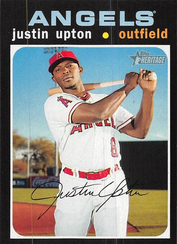 2020 Topps Heritage #215 Justin Upton | eBay