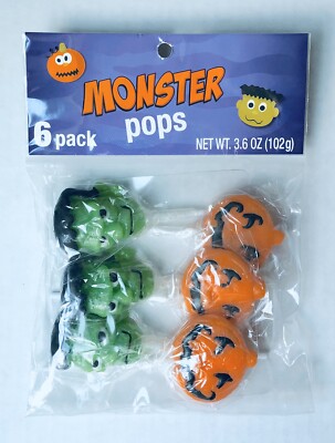 Vintage 2011 Greenbrier MONSTER POPS 6 Pack Lollipop candy container | eBay