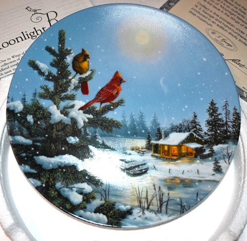 D. L. Rusty Rust "Moonlight Retreat" Collectors Plate - First Issue in ...