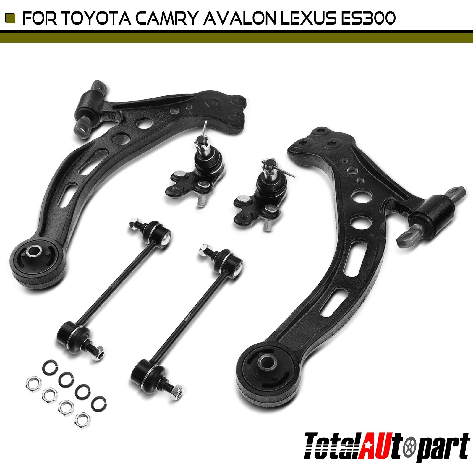 6x Control Arm w/ Ball Joint Sway Bar Link for Lexus ES300 1997-2001 ...