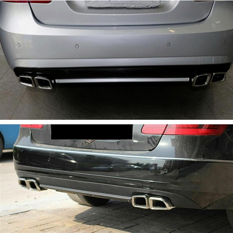 For Mercedes Benz AMG E S CLS Class W212 C63 E63 Rear Exhaust Tips ...