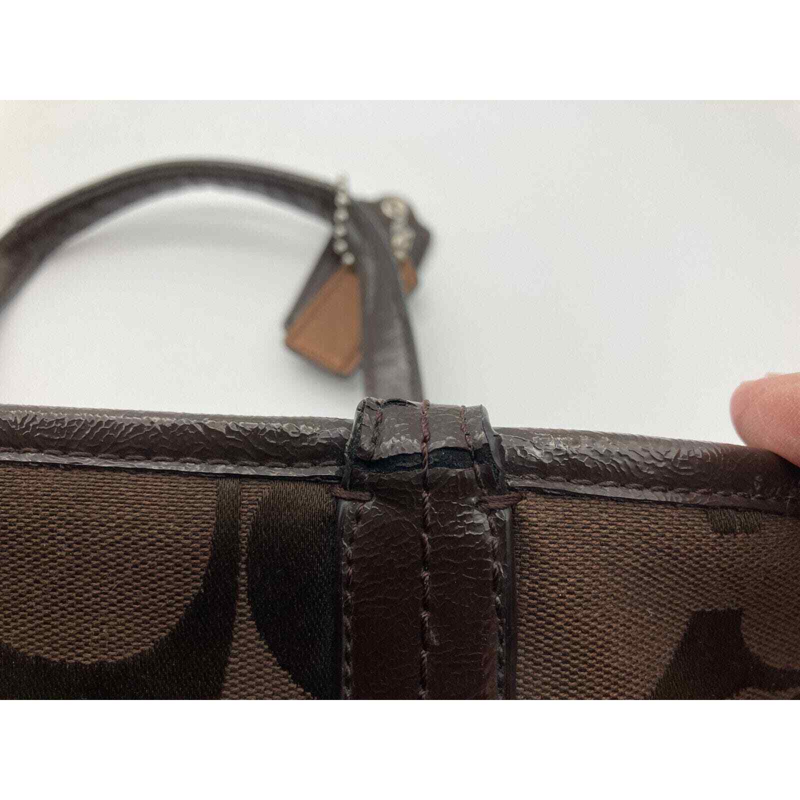 COACH Signature Purse Jacquard Legacy Canvas Black Le… - Gem