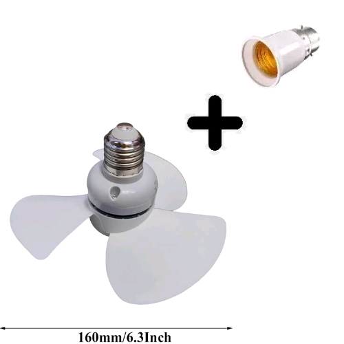 Bulb Holder Style Ceiling Fan Only - Edison / Bayonet Adapter Fitting ...