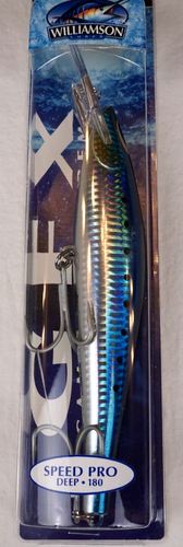 New! Williamson Lures GFX Speed Pro Deep 180MM SP180D#BSR Blue Sardine ...