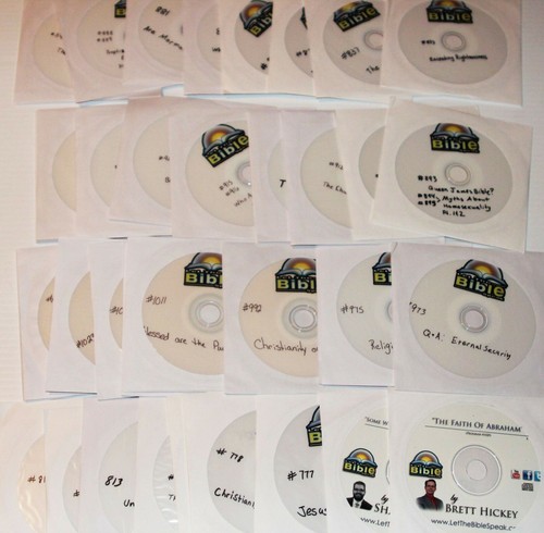 Lot of 38 Discs - Pastor Brett Hickey "Let the Bible Speak" Christian ...