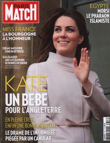 Couverture magazine,Coverage Paris Match Kate Middelton * | eBay