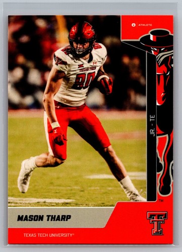 Mason Tharp 2023 ONIT Texas Tech Red Raiders #49 Football Card RC ...