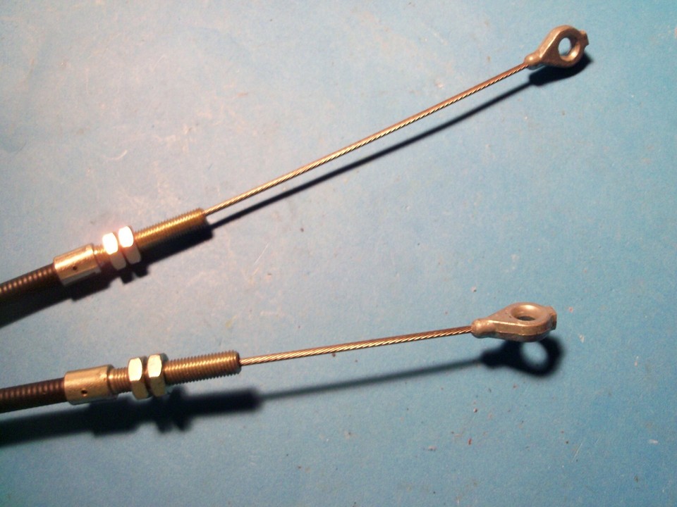 NEW HEAVY DUTY CONTROL CABLE 48" SWEEPERS PLUGGERS TILLERS SNOW BLOWERS ...