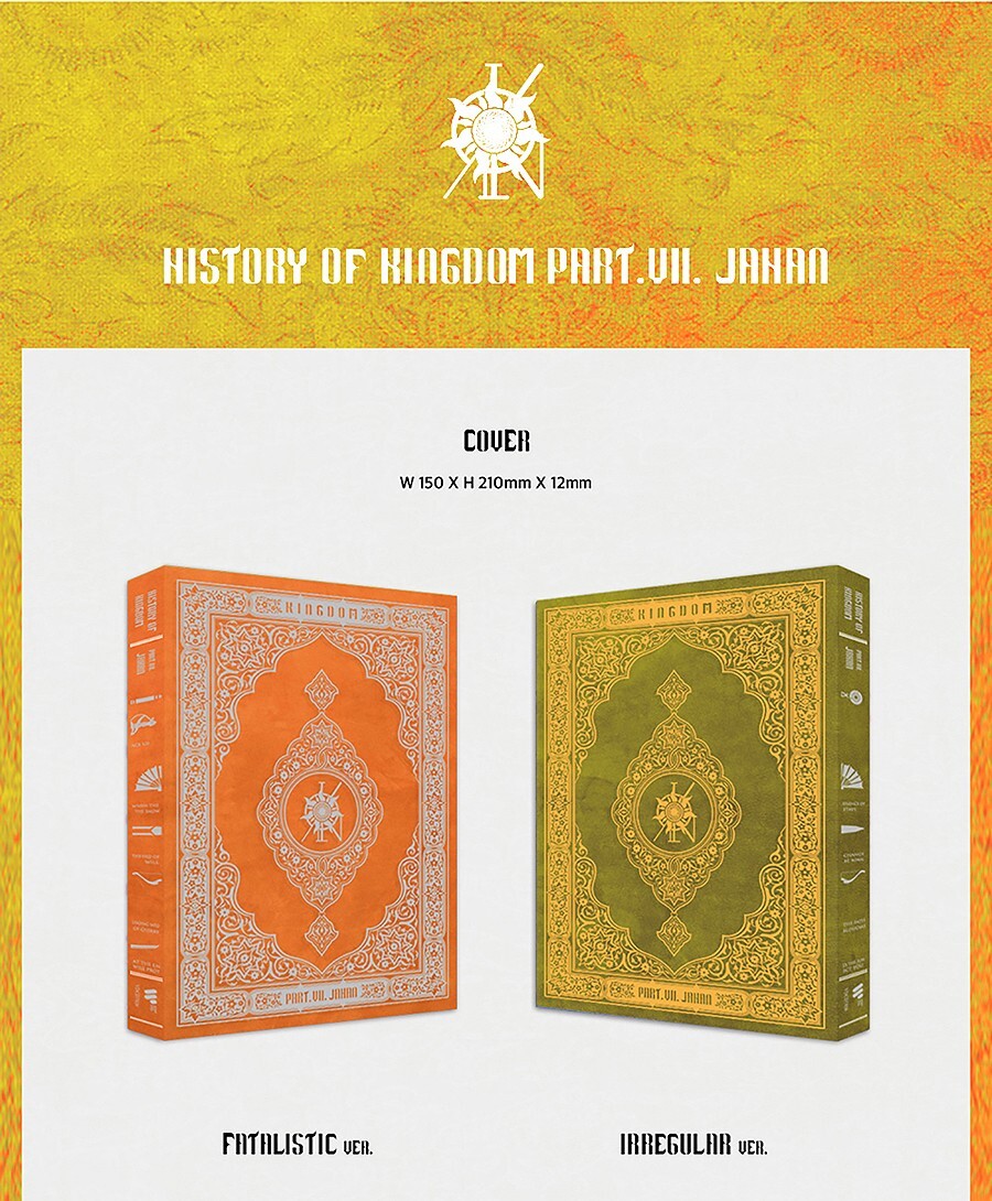 KINGDOM HISTORY OF KINGDOM PART VII. JAHAN Album 2 Ver SET/2CD+2 Book+ ...
