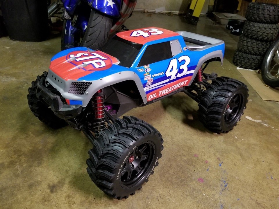 TRAXXAS XMAXX stp petty Theme wrap decals stickers STOCK BODY | eBay