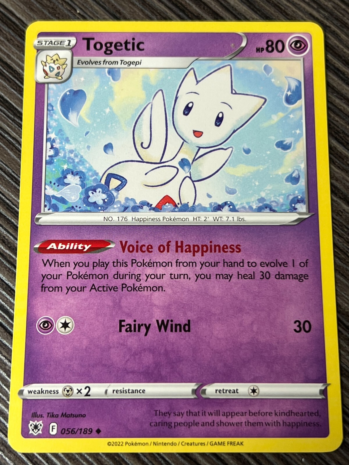 Pokemon Togetic Card