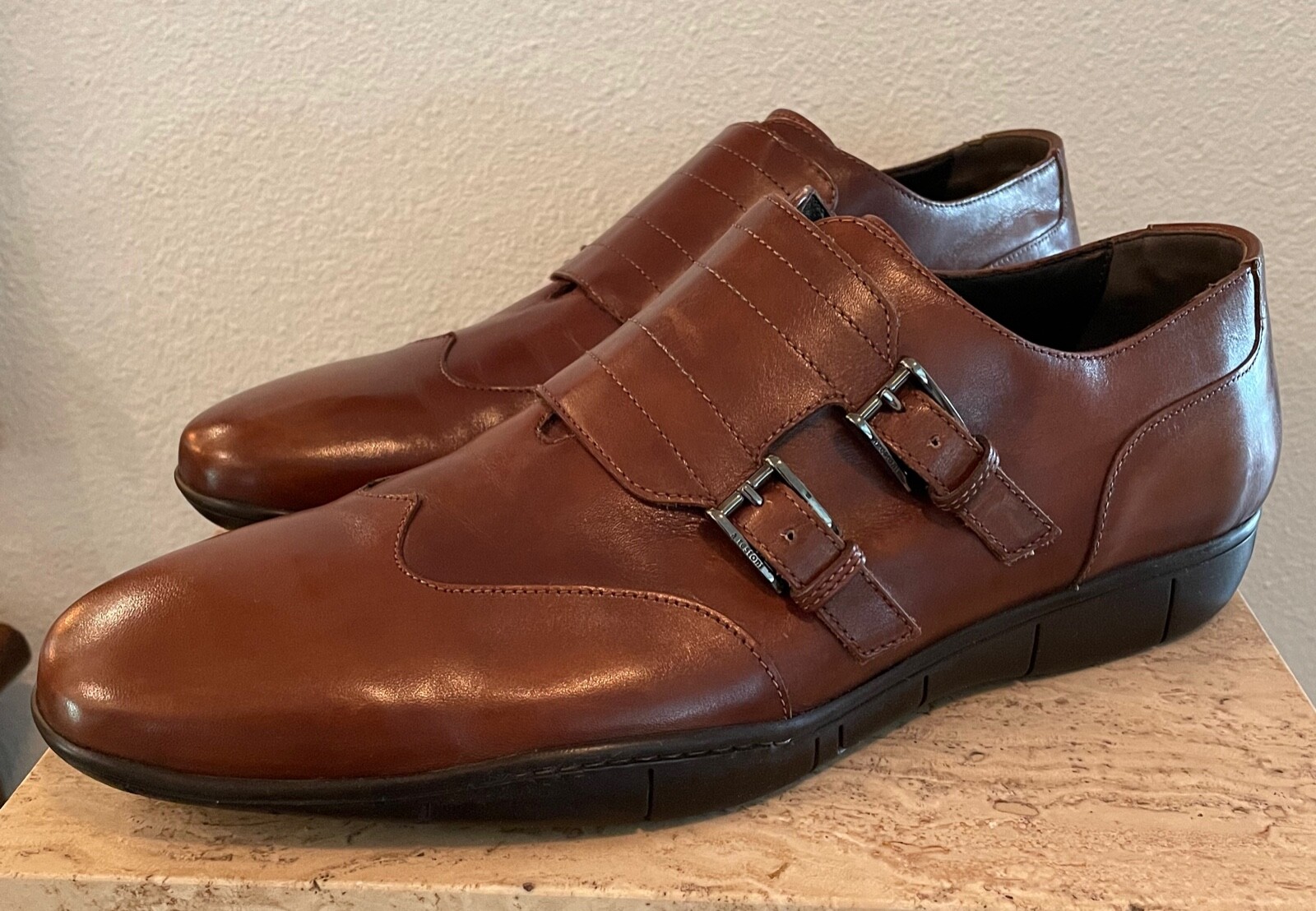A. (Amedeo) Testoni Shoes, Loafers, Leather, Brown, M12, Italy | eBay