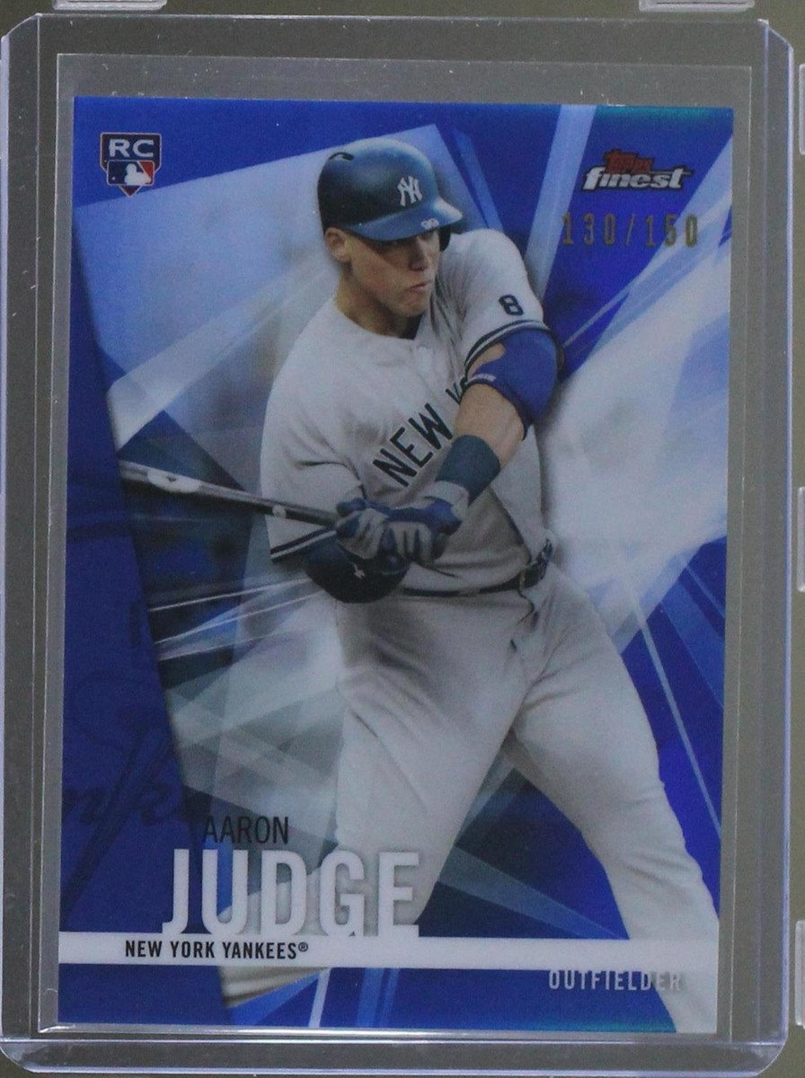 2017 Topps Finest - Blue Refractor #2 Aaron Judge /150 (RC) for sale ...