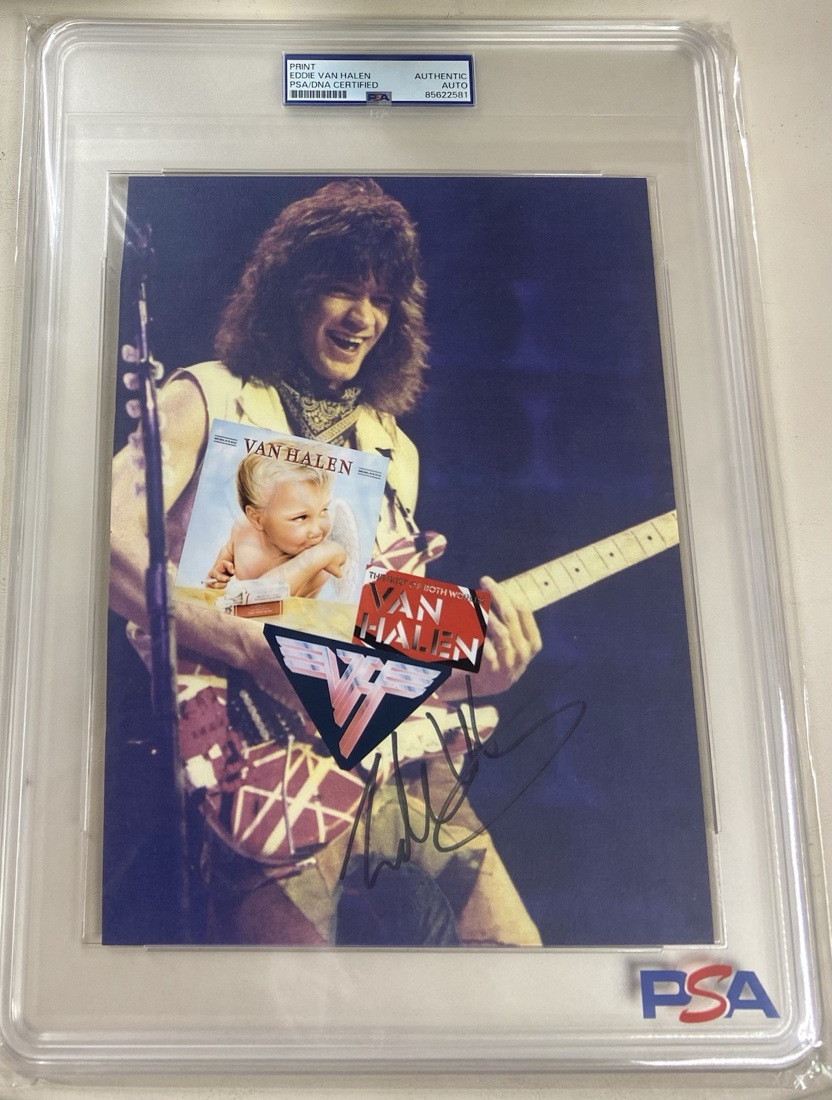 Eddie Van Halen Signed Autograph Auto 8x10 Photo Print PSA/DNA ...