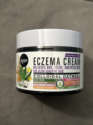 Puriya 5-in-1 Eczema Cream Colloidal Oatmeal Lotion Dry, Itchy Skin ...
