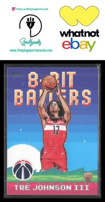 2025-26 Topps #8B-36 Tre Johnson III 8-Bit Ballers Washington Wizards🔥 ...
