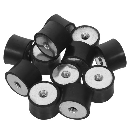 12 Pcs Air Compressor Vibration Pads Cylindrical Isolation Mount | eBay