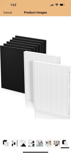 Aera Max 300 HEPA Filter Replacement Compatible w/ Fellowes Aeramax 290 ...