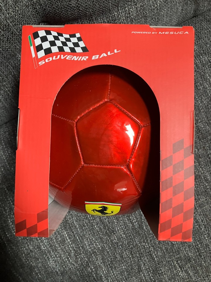 Official Licensed Red Ferrari Football Souvenir Soccer Ball Size 5 ...