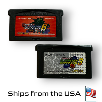 Rockman EXE 3 & 6 Boy Advance Import Game Lot | eBay