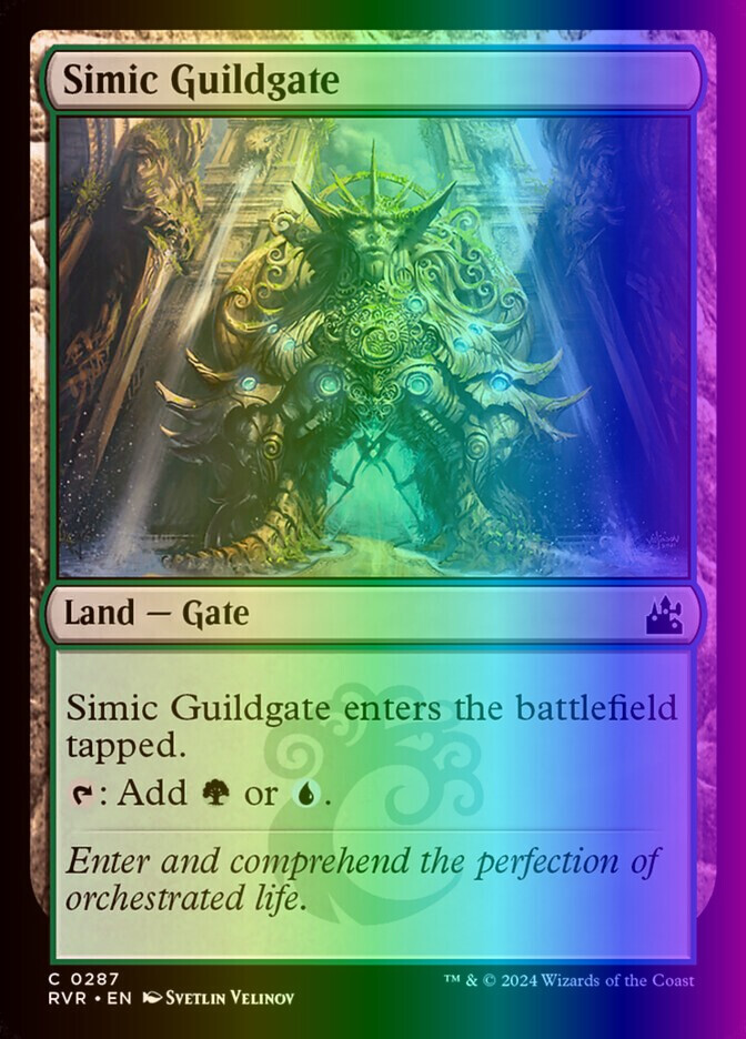 MTG Magic the Gathering Simic Guildgate (287/497) Ravnica Remastered NM ...