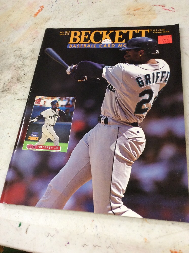 Beckett Baseball Magazine Monthly Price Guide June 1994 Ken Griffey Jr ...