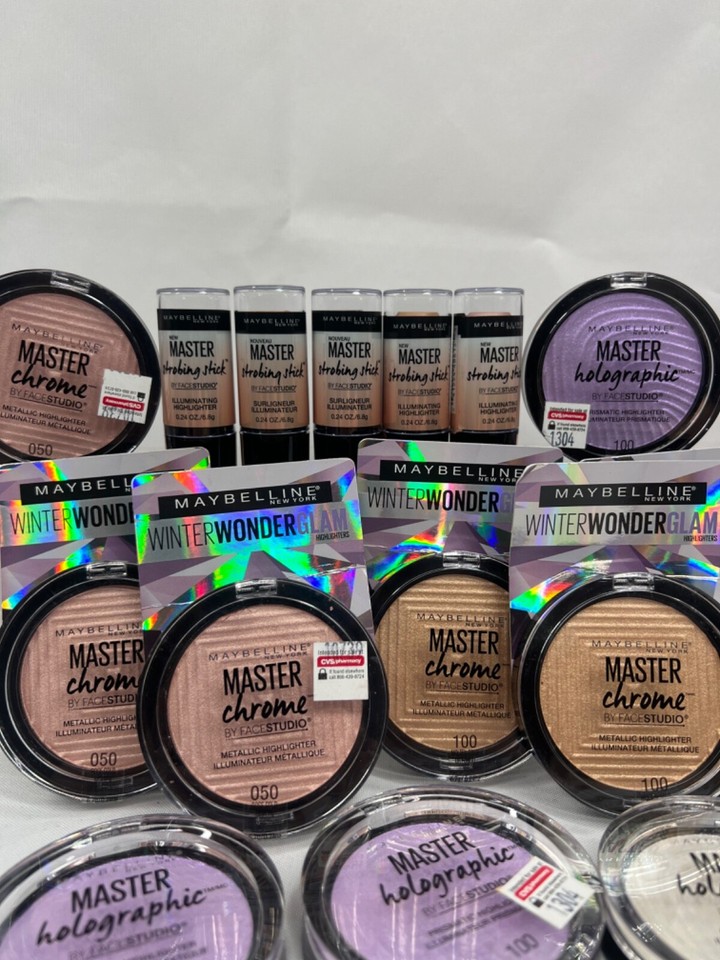 Maybelline Master Highlighters Chrome YOU CHOOSE Buy More Save ...