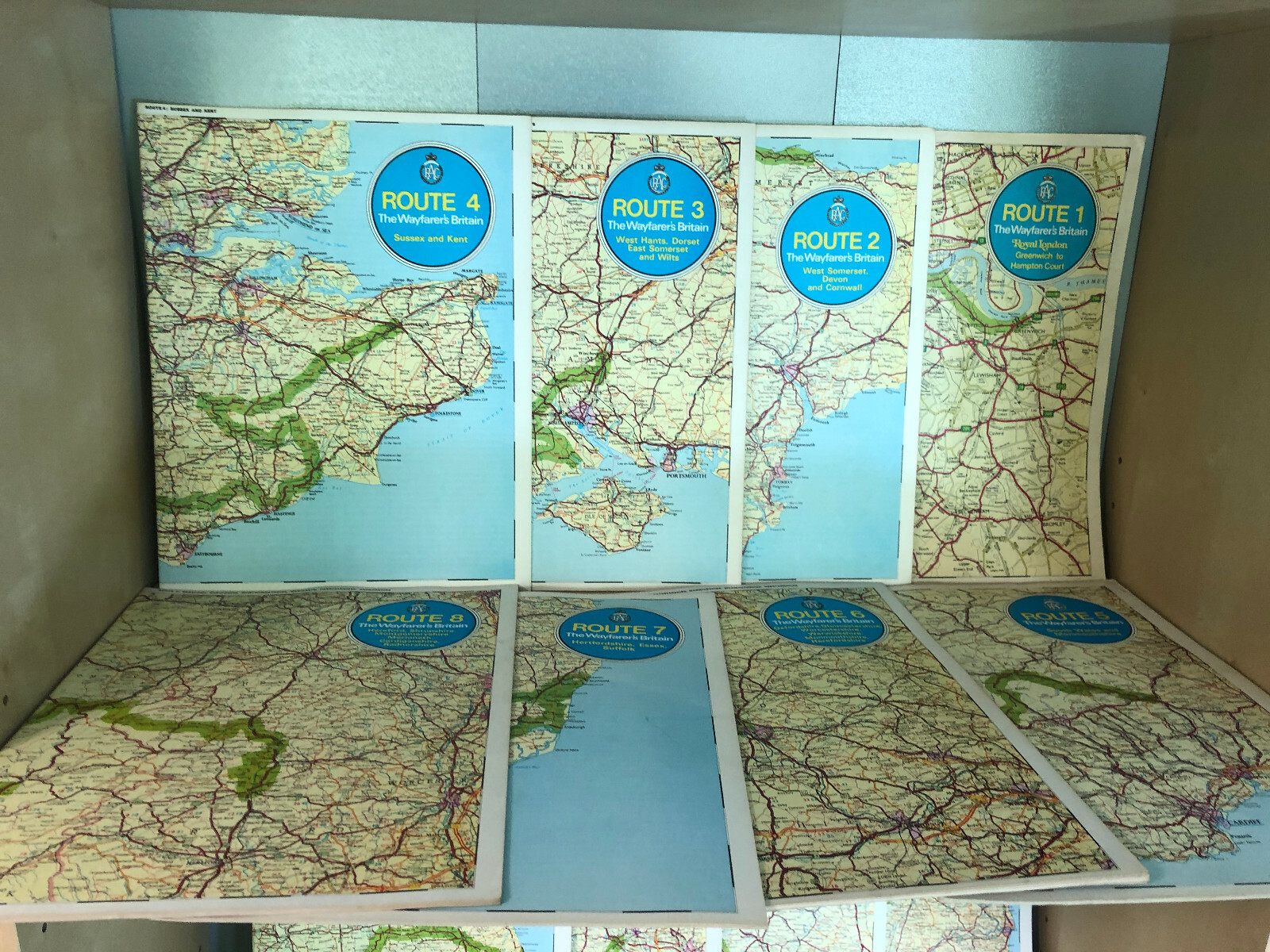 RAC Route 1-18 Complete - The Wayfarer's Britian Maps - Marshall ...