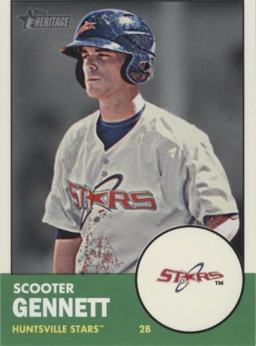 2012 Topps Heritage Minor League Edition - Scooter Gennett #198 (RC ...