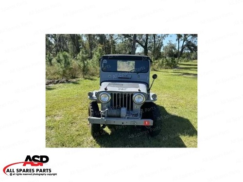 Canvas Half Cabin Soft Top with Frame & Door Frame For Willys Jeep CJ2A ...