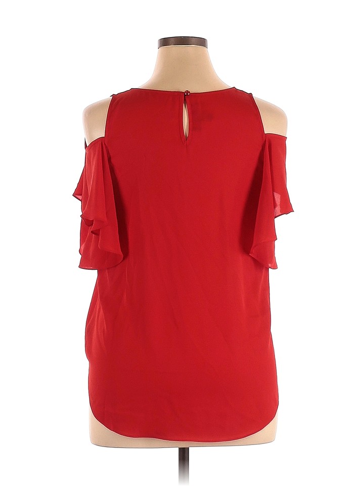 BCX Women Red Short Sleeve Blouse XL | eBay