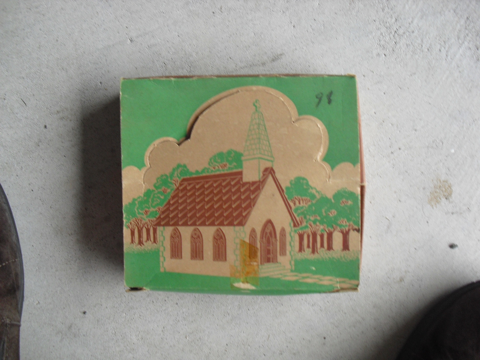 Vintage 1950s O Scale Plasticville White Church Kit in Box CC-8 | eBay