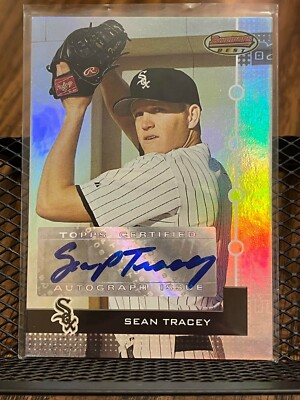 SEAN TRACEY 2005 BOWMAN'S BEST ROOKIE CHICAGO WHITE SOX AUTOGRAPH AUTO ...