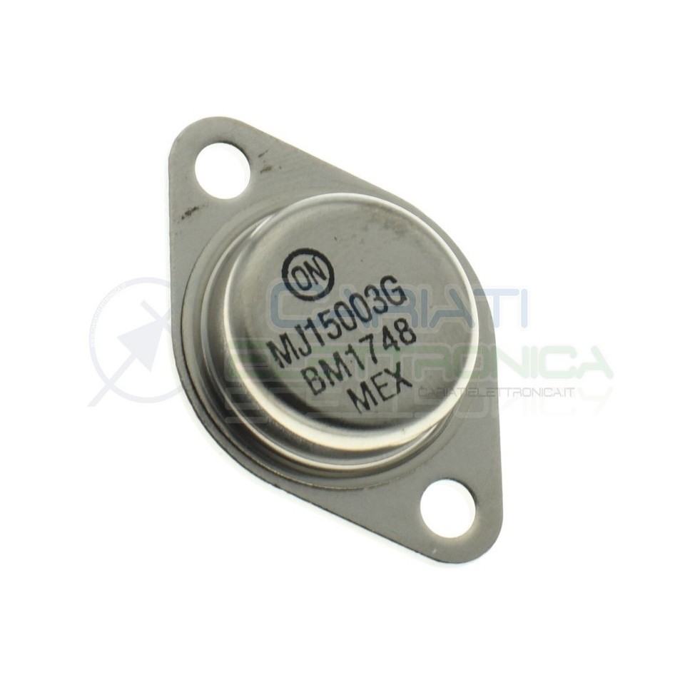 MJ15003G Transistor BJT Audio NPN 140V 2MHz 250W 20A 25hFE | eBay