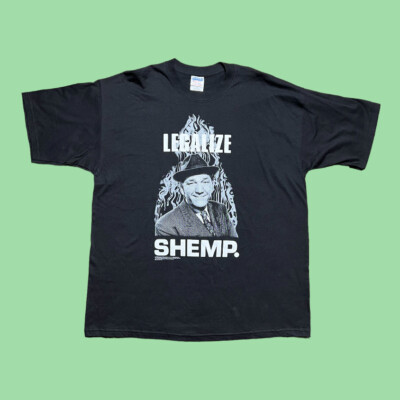 Vintage Legalize Shemp T Shirt 1990s Three Stooges Men’s 2XL Black Vtg ...