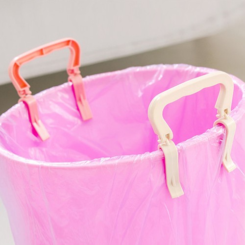 1X Bin Bag Holder Clip Creative Anti Slip Plastic Garbage Bag Fixing ...