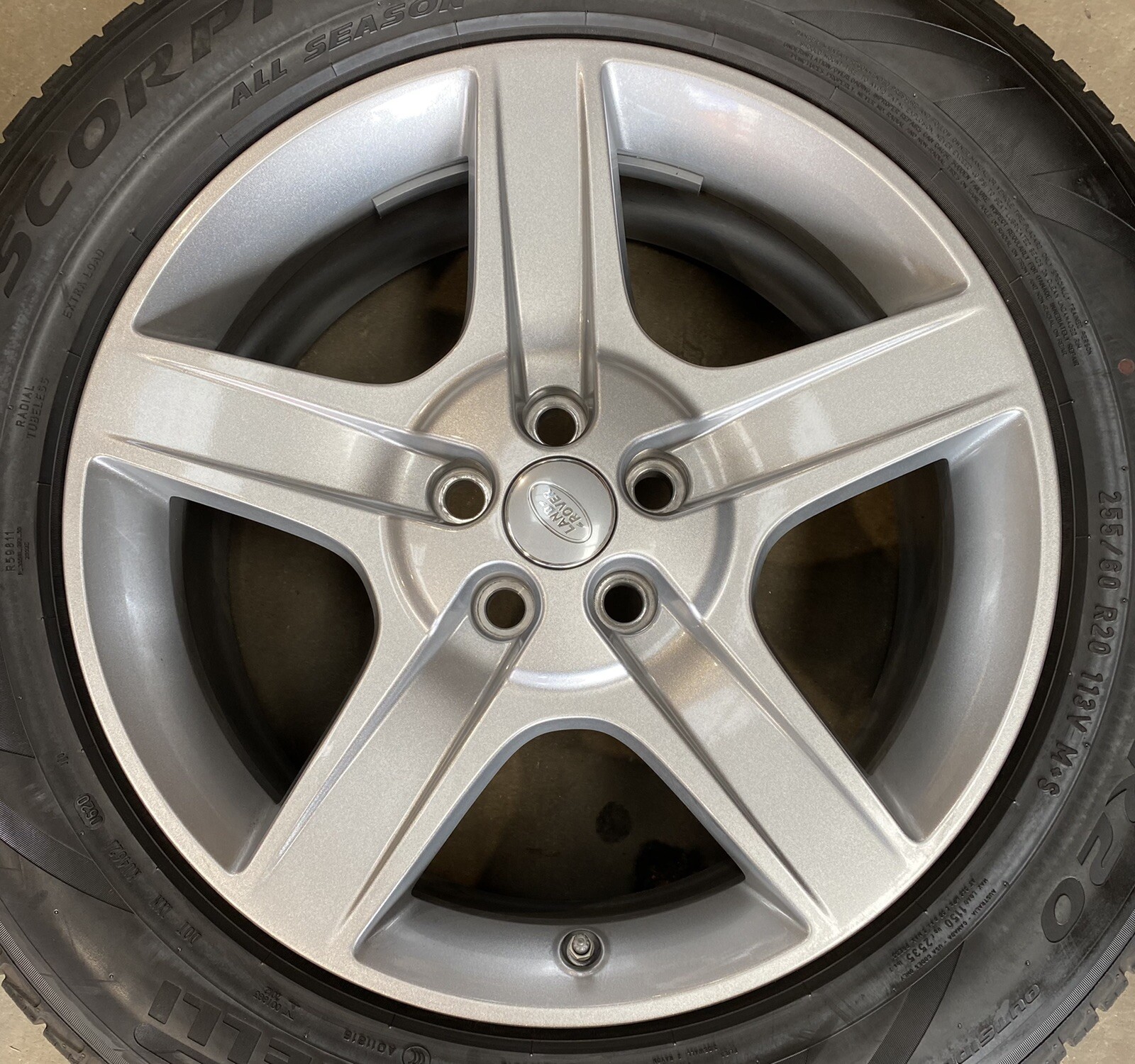 Genuine 20” New Defender 110 Style 5094 Silver Alloy Wheels And Tyres ...