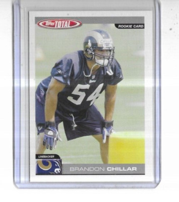 2004 Topps Total #427 Branon Chillar St. Louis Rams Rookie Card | eBay