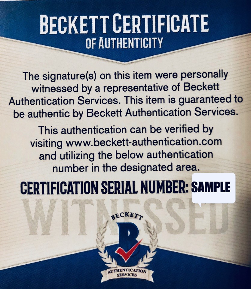 Burt Reynolds Signed Smokey and the Bandit License Plate Beckett ...