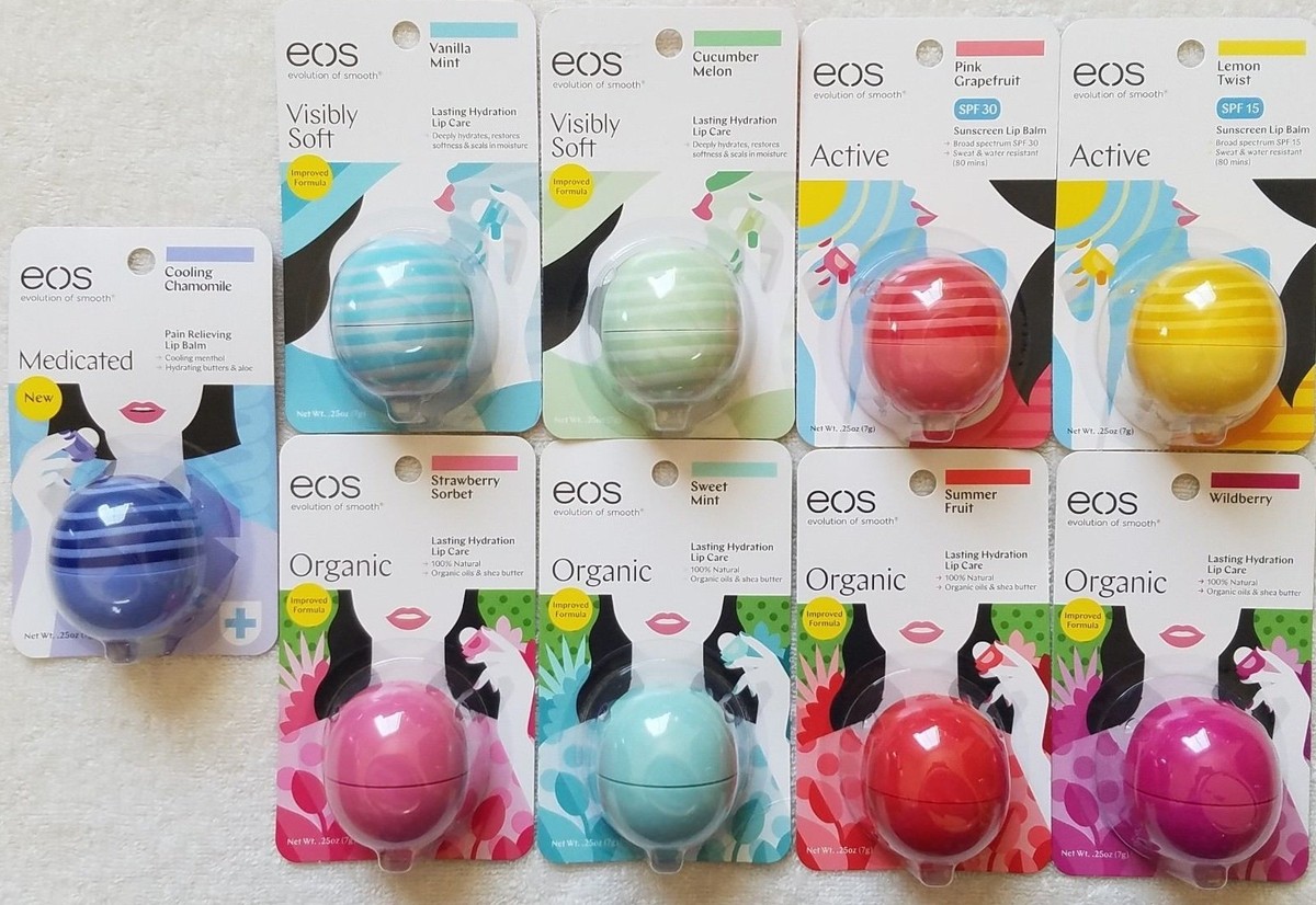 Eos Chapstick All Colors