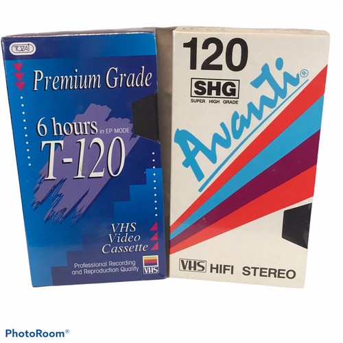 Two T-120 VHS Tapes Tozai And Avanti New | eBay