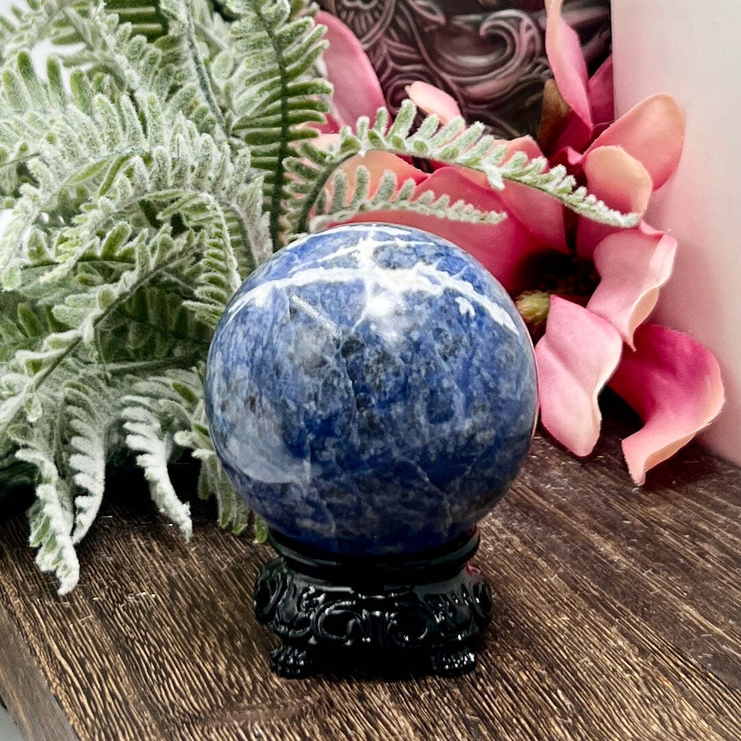 Sodalite Sphere Healing Crystal Ball 182g 52mm | eBay