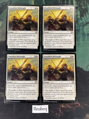 4x MTG Dauntless Onslaught - Duel Decks: Speed vs. Cunning (DDN ...