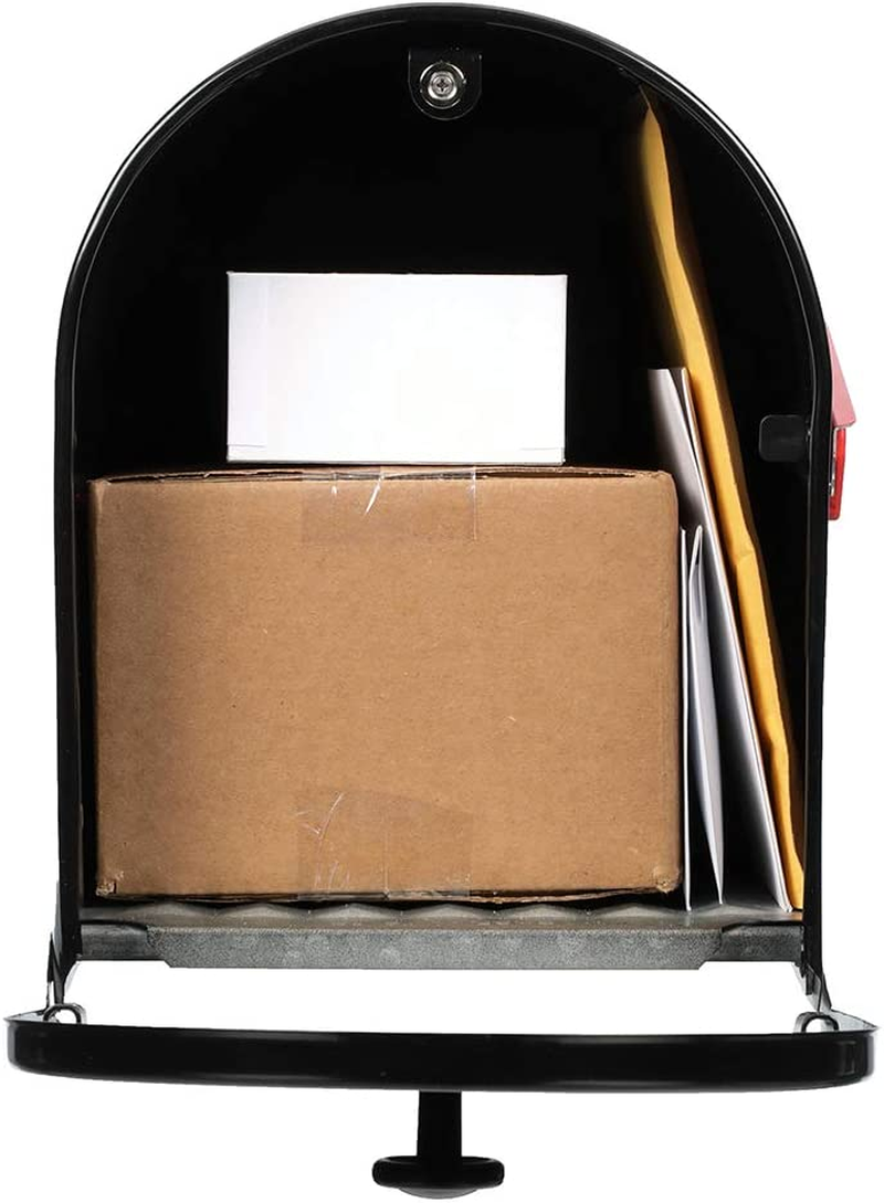 Heavy-Duty Outback Double Door, Large Capacity Mailbox, Black | eBay