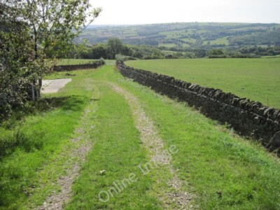 Photo 6x4 Footpath from Holmesfield towards Millthorpe Cartledge c2011 ...