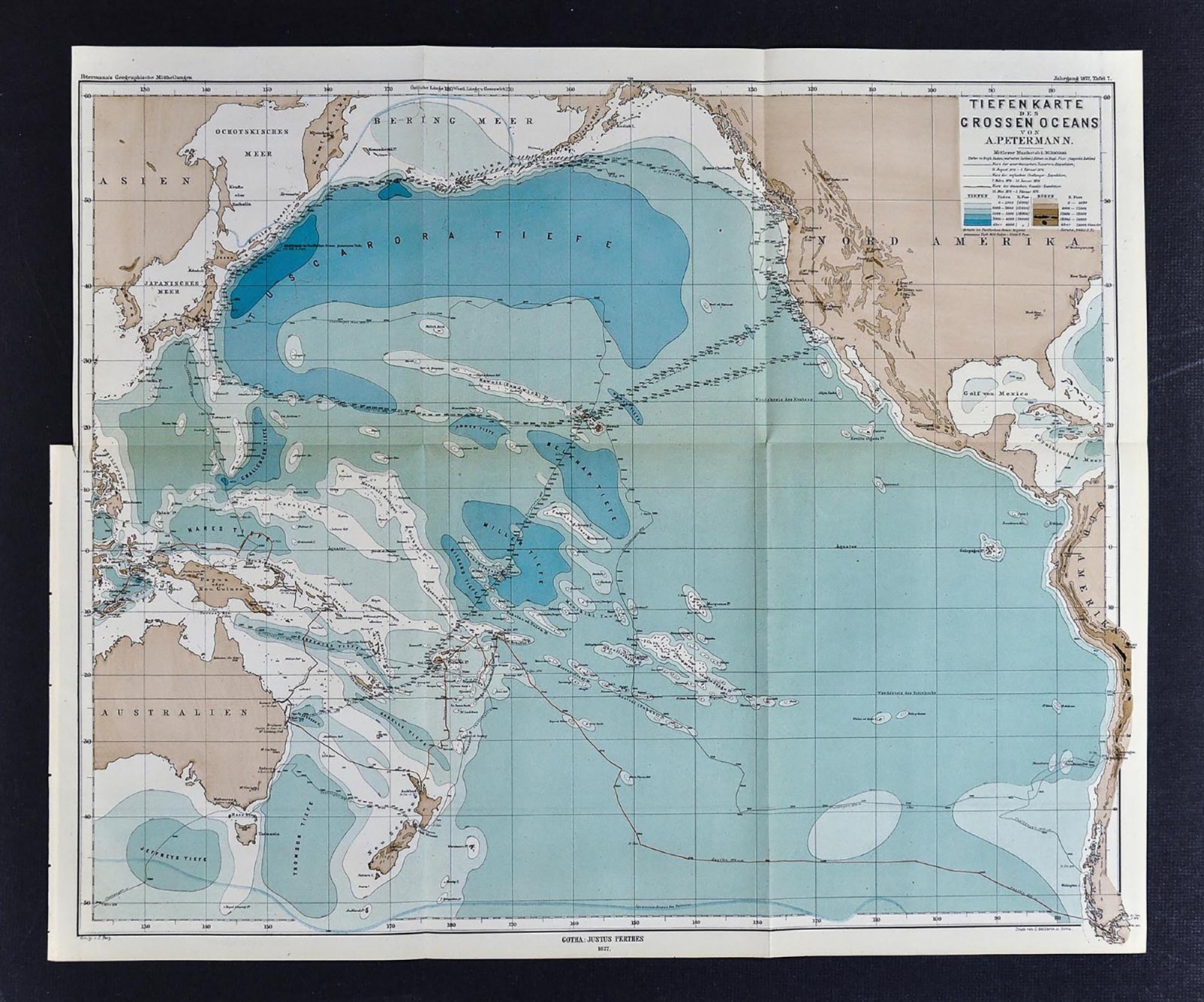 Pacific Ocean Underwater Map
