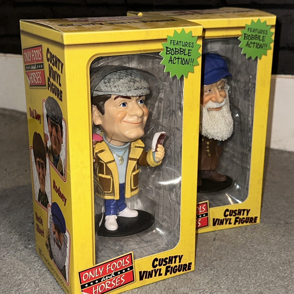 Only Fools & Horses Del Boy / Albert Cushty Vinyl Figure Bobble Head ...