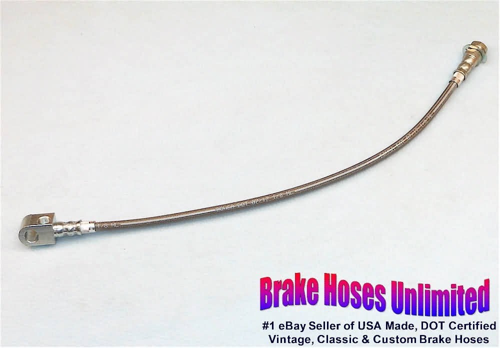 REAR STAINLESS BRAKE HOSE Ford Truck F150 - 1984 1985 1986 1987 1988 ...