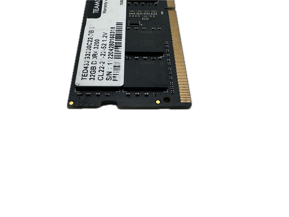 Team Group 32GB DDR4-3200 PC4-25600 SO-DIMM 260-Pin Laptop RAM MEMORY ...